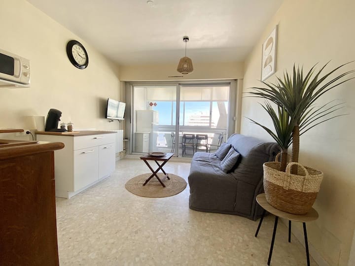 Appartement Centre Ville T2 4 Personnes Avec Vue - La Grande-Motte