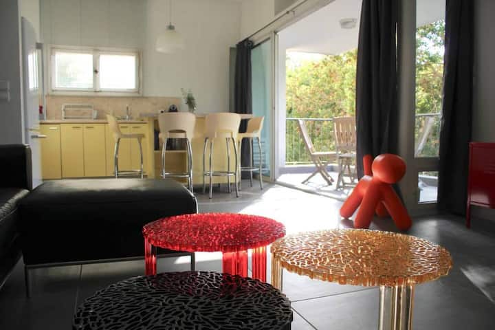-> Wonderful 1 Bedroom With Balcony In Basel Area - Tel Aviv-Yafo