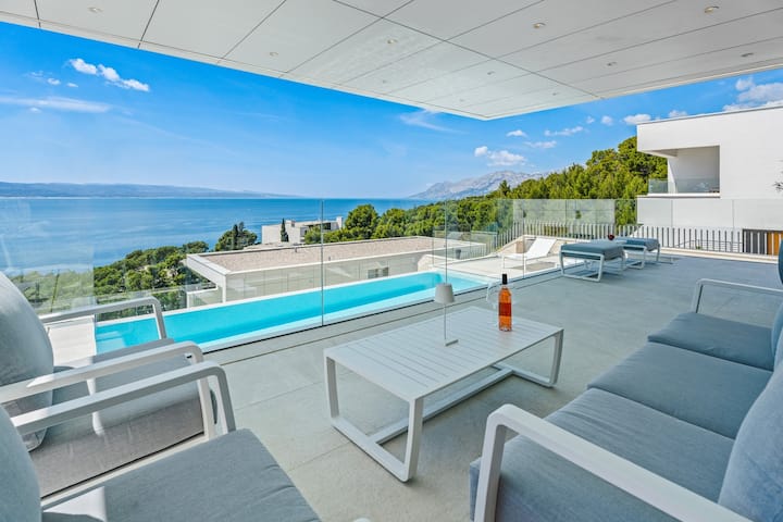 Seaview Villa With Wellness, Dreams Of Dalmatia I - Brela