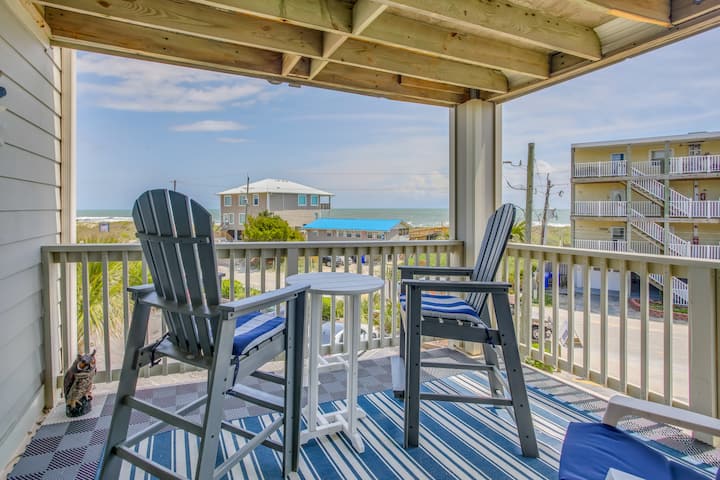 Ocean-view Balcony: Carolina Beach Condo! - Carolina Beach