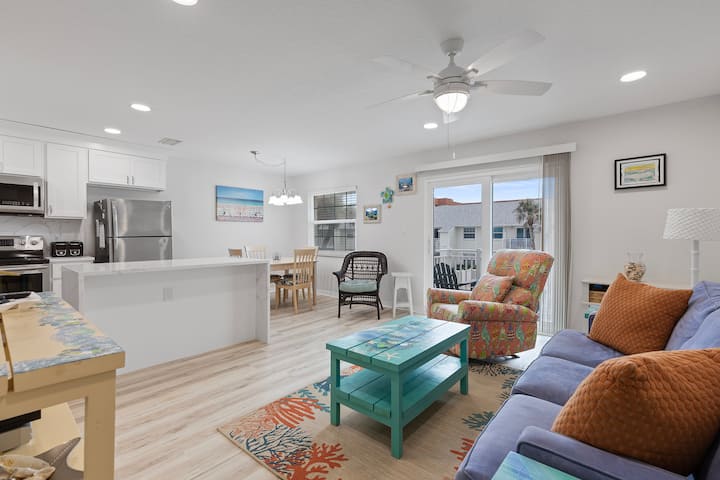 Ocean And Pool View-1/1-colony Beach Club 235 - New Smyrna Beach, FL