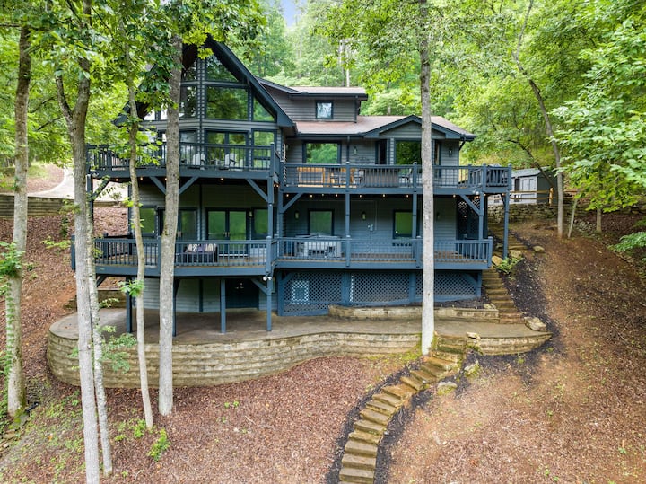Riverview Retreat - Hot Tub - River Front - Dahlonega, GA