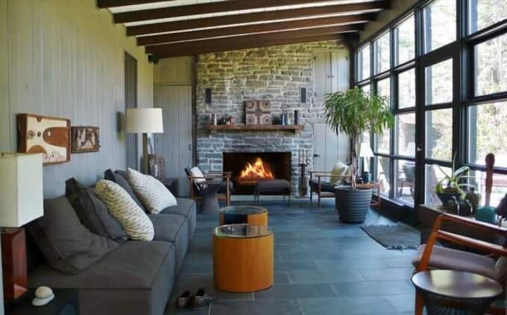 Coal Cabin - Chic Mcm Near Phoenicia - Phoenicia, NY
