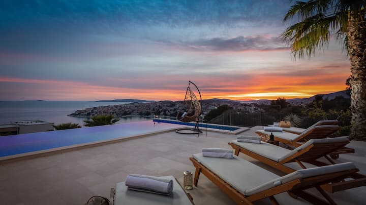 Luxury Villa Black Pearl With Pool - Trogir