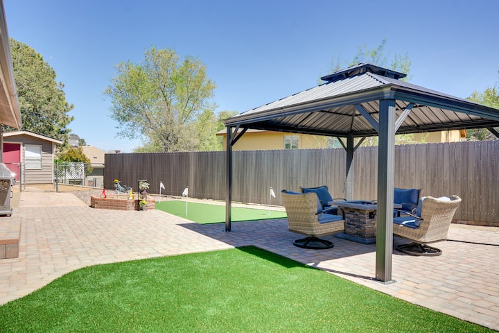 Putting Green & Patio: Central Prescott Home - Prescott Valley, AZ