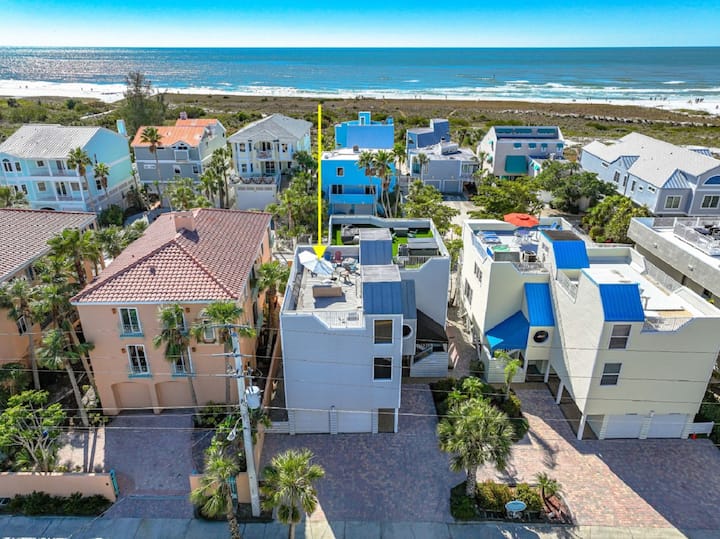 3bedroom Beach Condo W/ Spacious Rooftop Sun Deck! - Siesta Key, FL