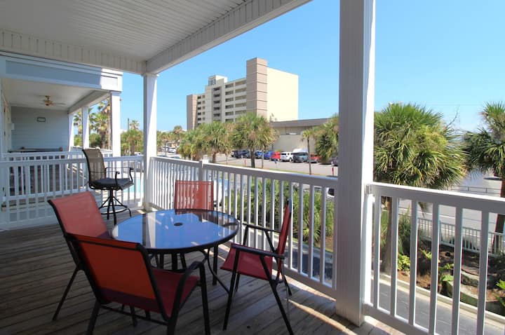 3 Br Ocean And Pool View - Sand N Surf - Folly Beach, SC