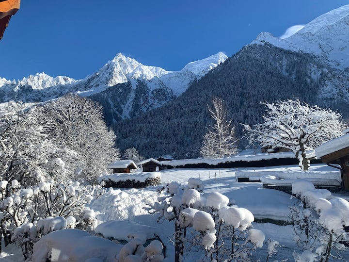 Vue Mont-blanc - Calme - Yoga - Les Houches