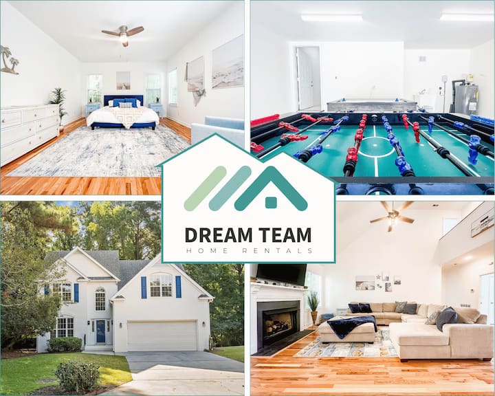 Tranquil Haven: Spacious Retreat For 16+ W/ Games - Wilmington, NC