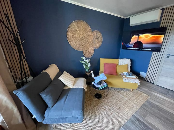 Studio Cosy Avec Piscine & Parking - Villeneuve-Loubet