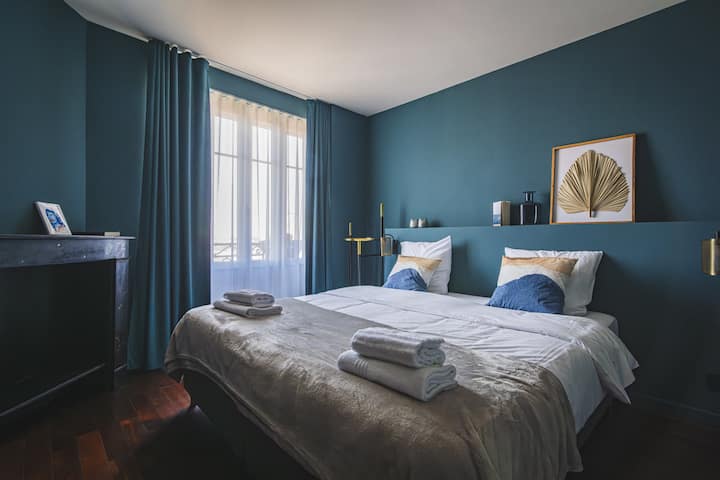 Appartement Blue Velvet Reims - フランス ランス