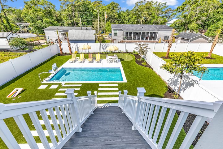 Brand New W/ Heated Pool + Walk To Beach! - Murrells Inlet, SC