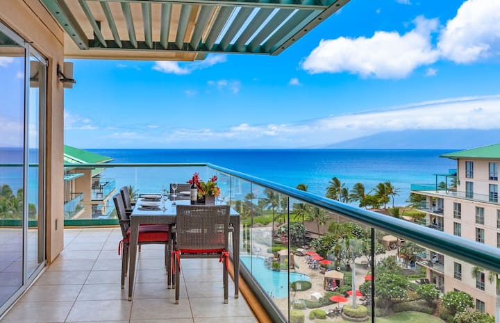 4br Penthouse With 3 Private Suites, Sleeps 14 - Maui