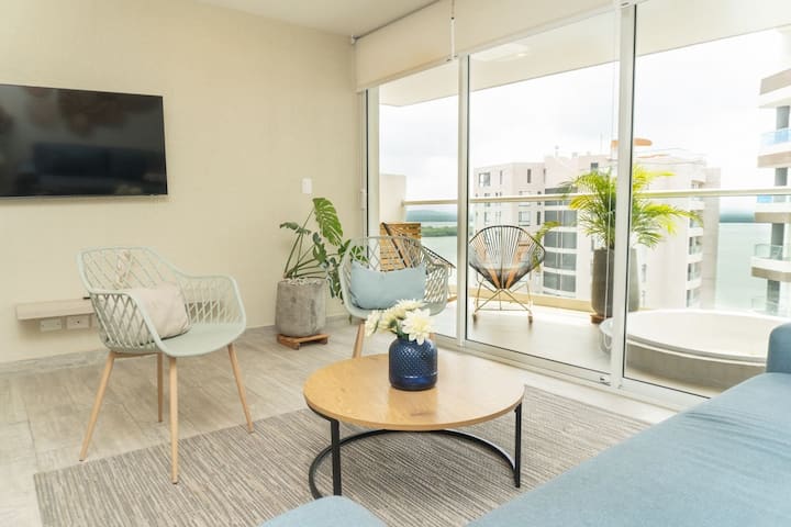 Dq1411 Jacuzzi Priv Rooftop Piscina Bar Y Relax - Cartagena