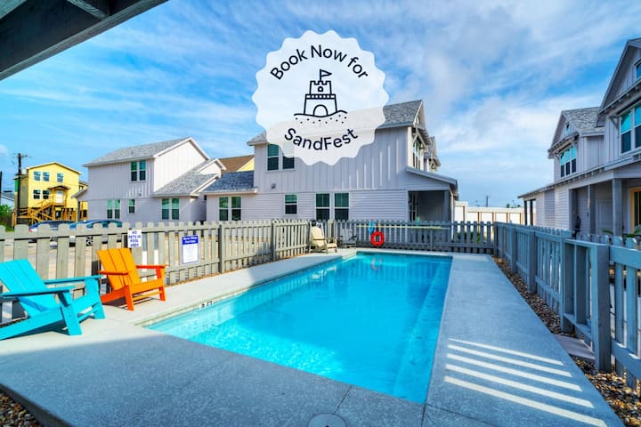 Pool | Walk To Eateries + Music | Bluegrass Breeze - Port Aransas, TX