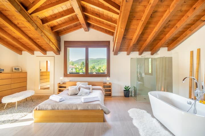 Acogedora Casa Rural Con Jardín Próxima A Pamplona - Lantz