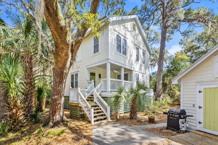 Updated 2022 Decorated Cottage Sleeps 10 Shoals Cl - Bald Head Island