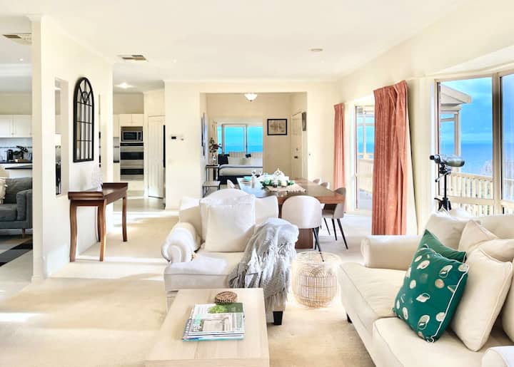 Ocean View Holiday Home Near Beach In Mount Martha - Mornington
