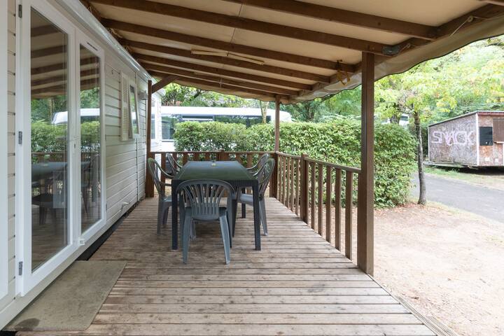 Camping Midi - Mobil Home 6-8 Pers - Vallon-Pont-d'Arc