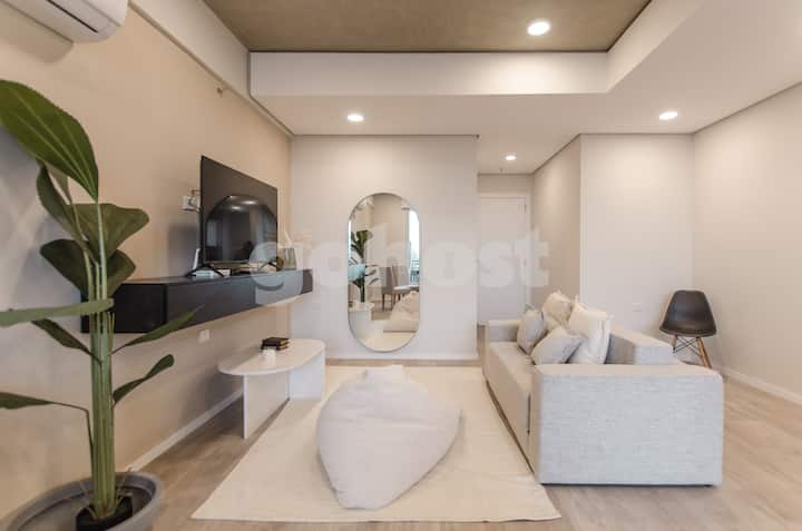 Comfortable Minimalist Villa Morra Apartment - Asunción