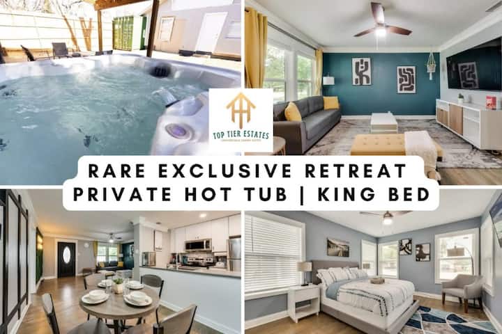 Rare Exclusive Retreat |Private Hot Tub | King Bed - Arlington, TX
