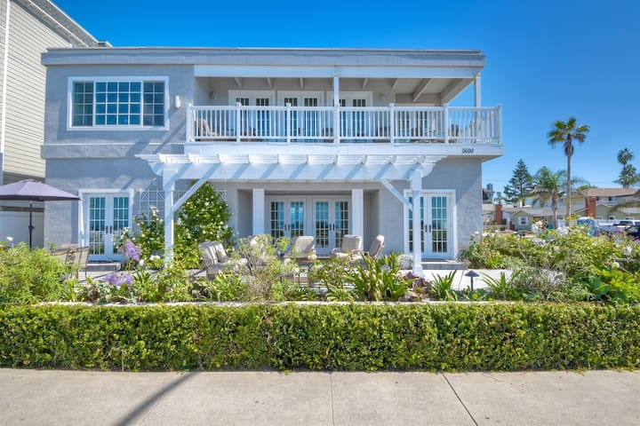 Juniper Beach Entire Home | Sleeps 18 | Oceanfront - Carlsbad, CA