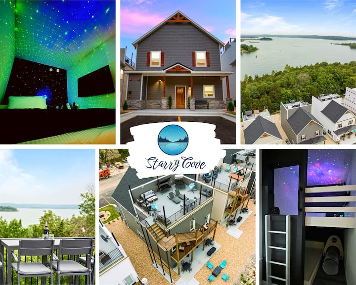 Lakefront+indoorpool+hottub+rooftop Deck+arcades&g - ブランソン, MO