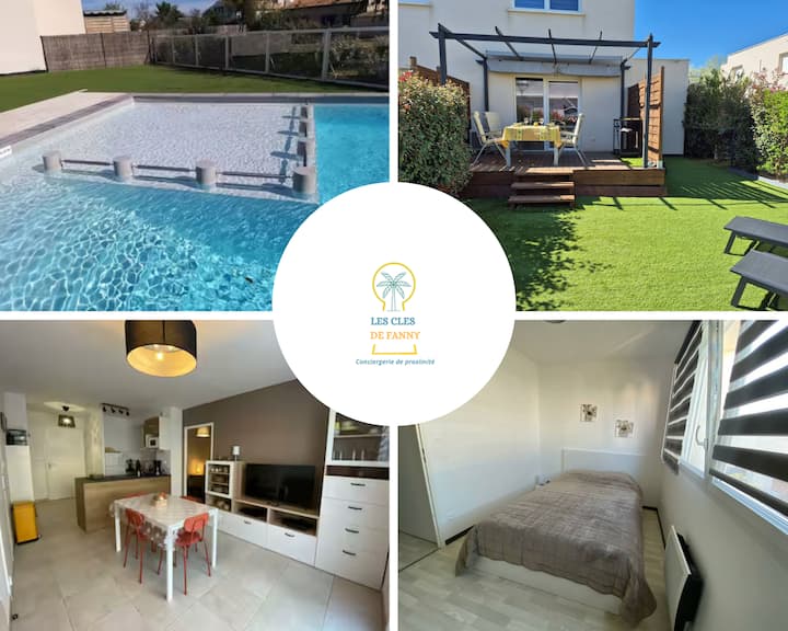 Villa Lumineuse Au Soleil/plage 5'/piscine/parking - Valras-Plage
