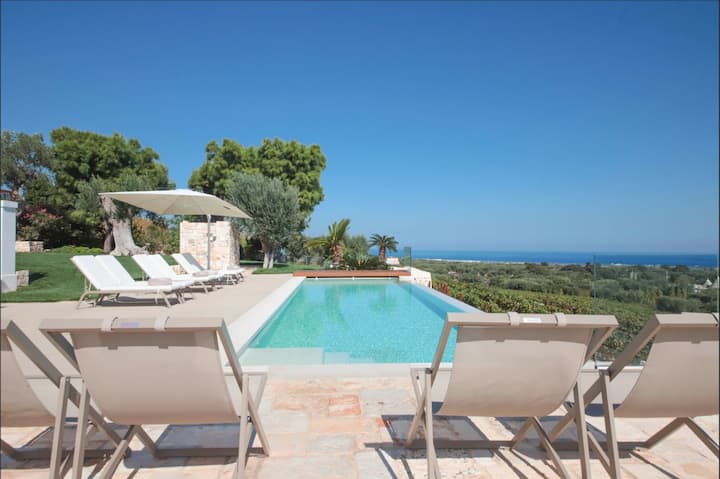 Td Tenuta Donna Madia Sea View Pool Over Vineyard - Polignano a Mare