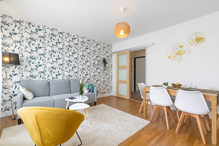Le Nid Des Ducs -Appartement 3 Chambres Avec Parki - Digione