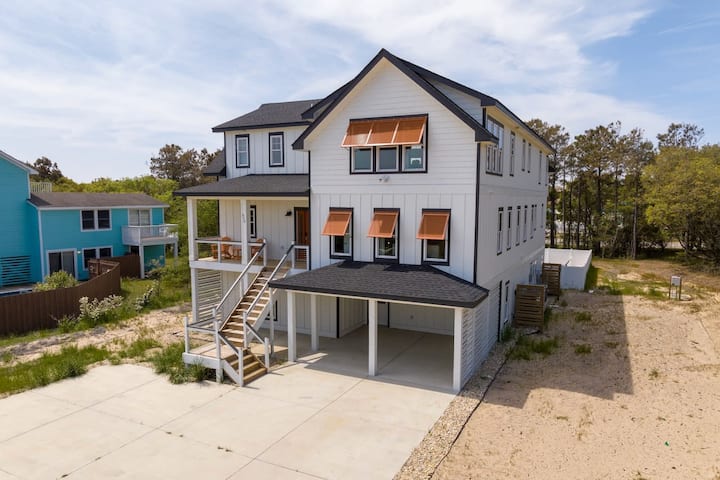 Aurora 6 Br Elevator Theater Rec Room, Pool & Hot - Corolla