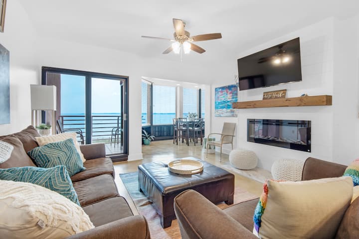Balcony Beach Views|comm.pool|palm Beach Club 112 - Pensacola Beach, FL