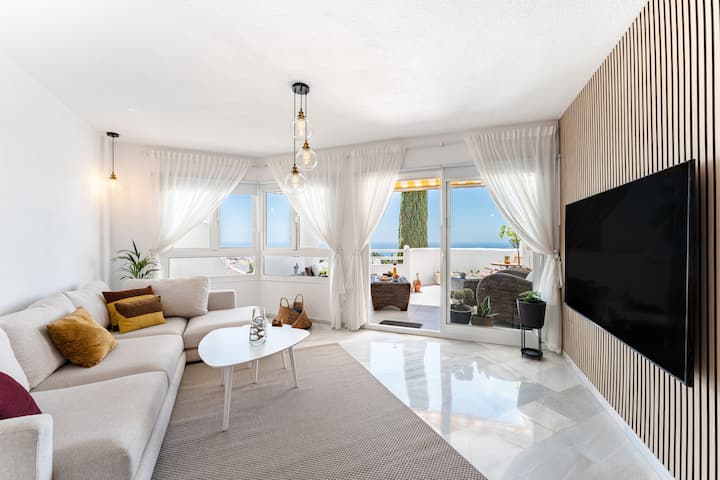 Luxury Home With Sea View Near Good Restaurants - Calahonda