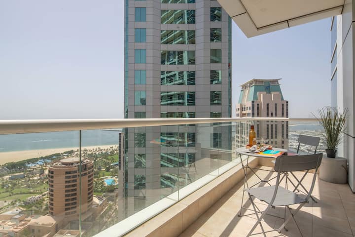 Splendid 1br In Marina W/ Tranquil Sea Views! - Dubai Marina