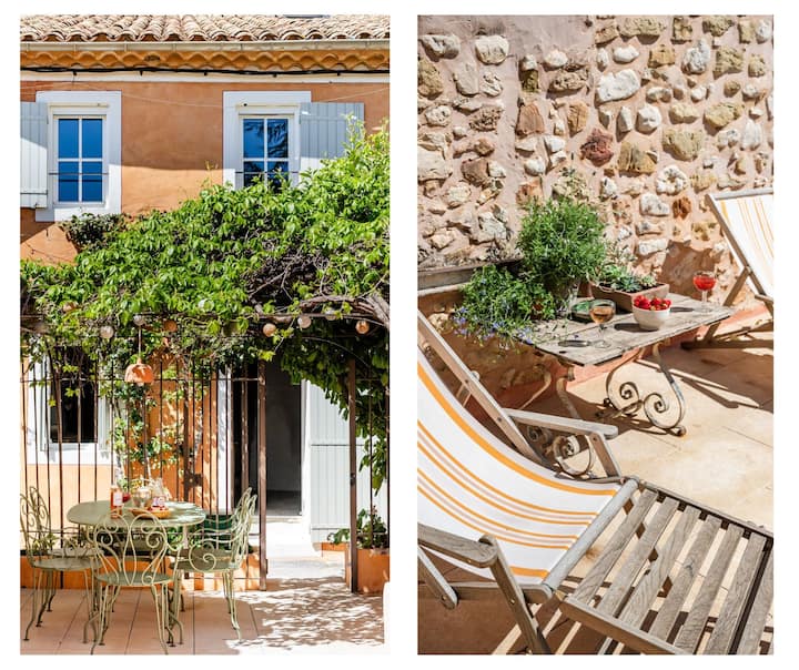 Maison De Village Sur Les Pentes Du Mont Ventoux - Bédoin