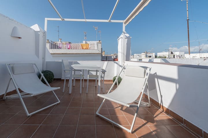 Estampa De Cadix Terrasse - Cádiz