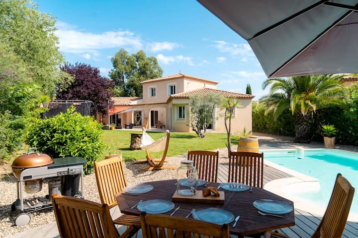 Villa Andria Familiale Trampoline Piscine - Béziers
