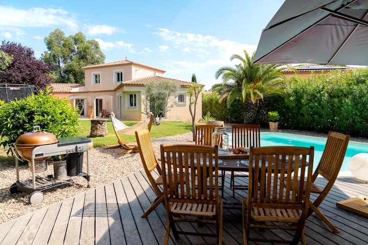 Villa Andria Familiale Trampoline Piscine - Béziers