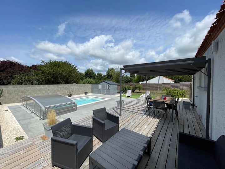 Le Cocon D’angles - Maison Avec Piscine Chauffée - Angles