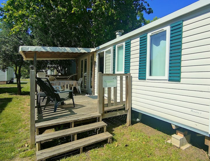 Charmant Mobil-home à Argelès-sur-mer Avec Vue Imp - Argelès-sur-Mer