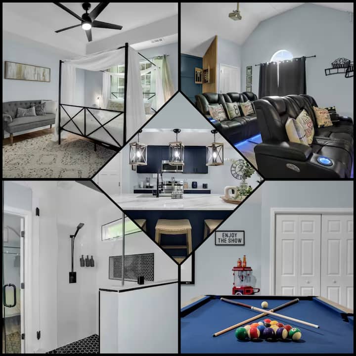 Trending Tranquil Retreat W/ Theater&pool Table - Pooler, GA