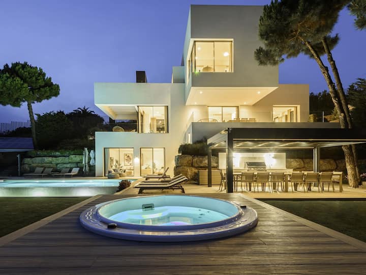 Villa De Luxe Avec Spa Privé Et Vue Mer - Costa del Sol