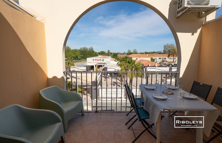 Riboleys - T2bis Climatisé à 100m De La Plage - Vias