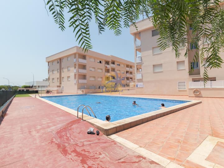 Bel Appartement 4 Pax Avec Piscine - Miami Playa