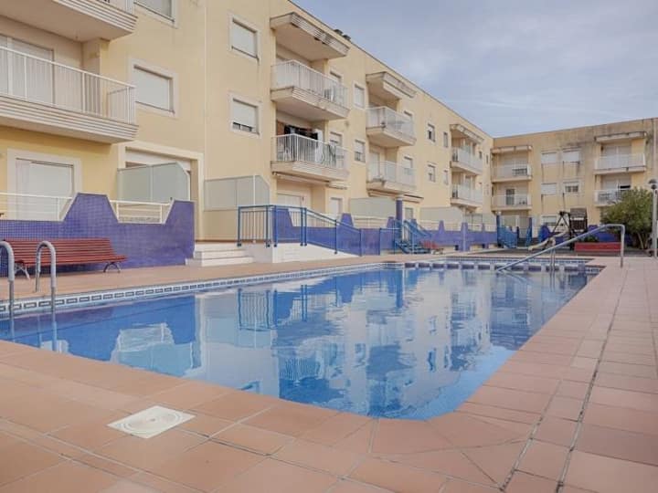 Apartamento Con Terraza Y Piscina - Sant Jaume d'Enveja