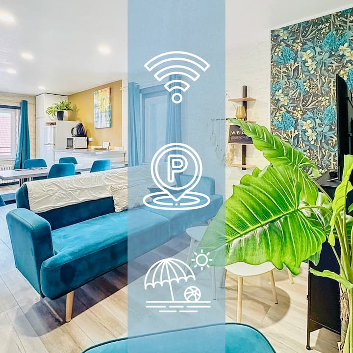 Suite Maelle * Hyper Centre * Parking Gratuit - Bray-Dunes