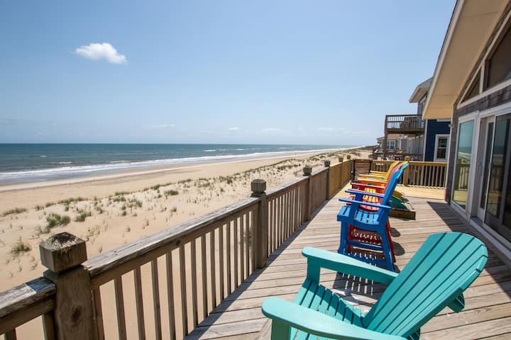Oceanfront | Hot Tub | Spacious Decks - Outer Banks, NC