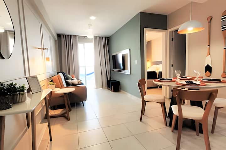 Apto Acolhedor Com Vista P/o Mar - Vila Velha