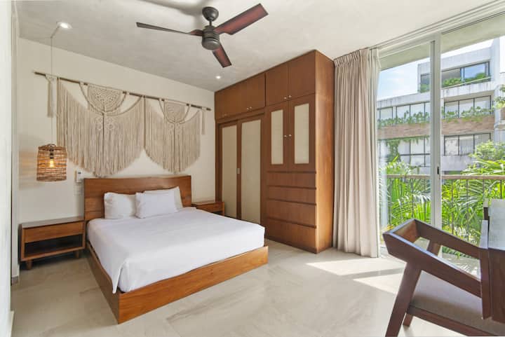 Cozy 2br W/ Private Patio & Superfast Wifi - Quintana Roo