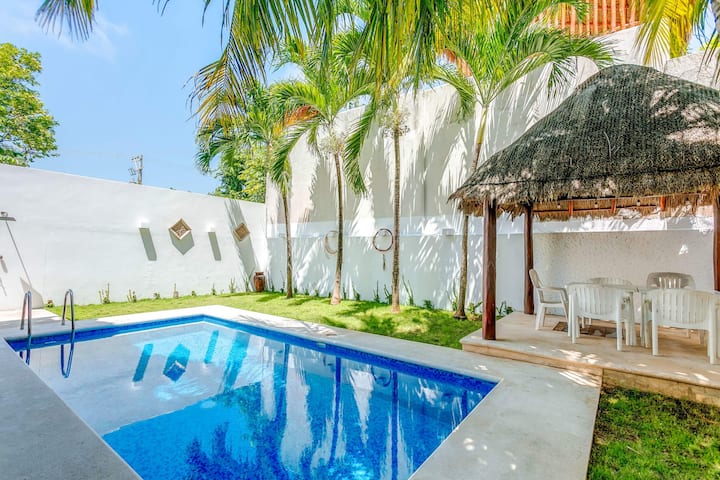 Steps To Beach, Rooftop Spa Tub, Bikes, Pool - Puerto Morelos